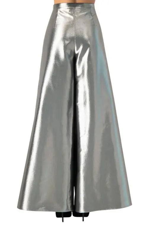 IVONNE Liquid Metallic Palazzo Pants