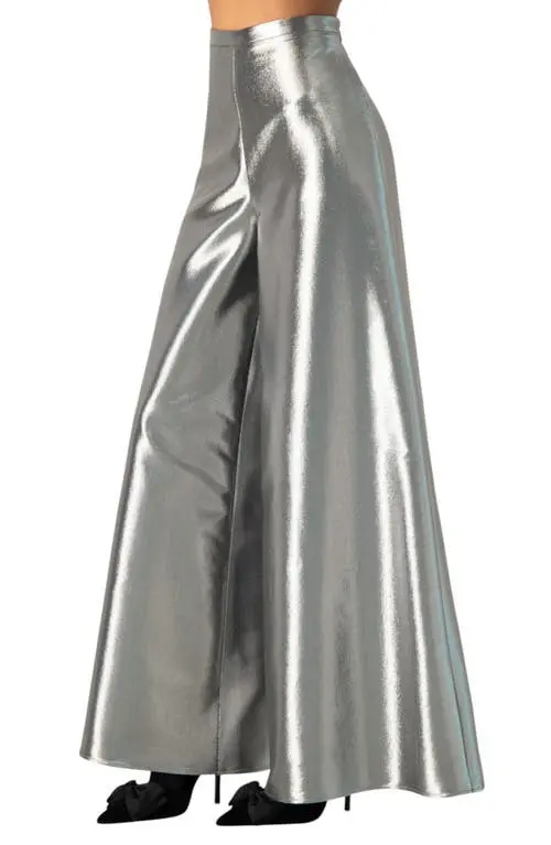 IVONNE Liquid Metallic Palazzo Pants
