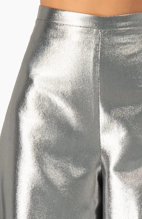 IVONNE Liquid Metallic Palazzo Pants