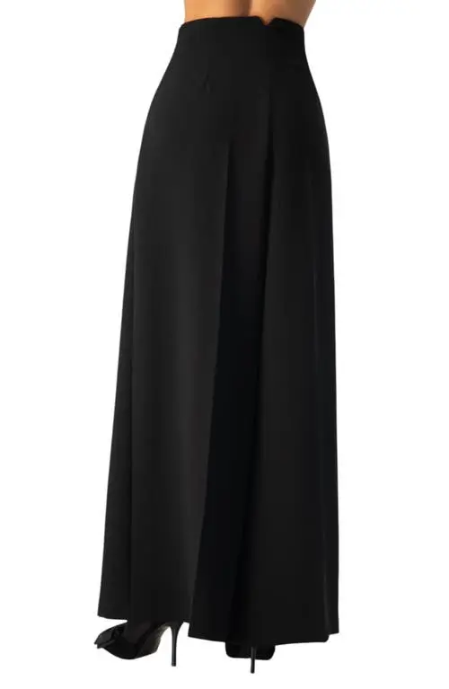 IVONNE High-rise Pleated Palazzo Pants