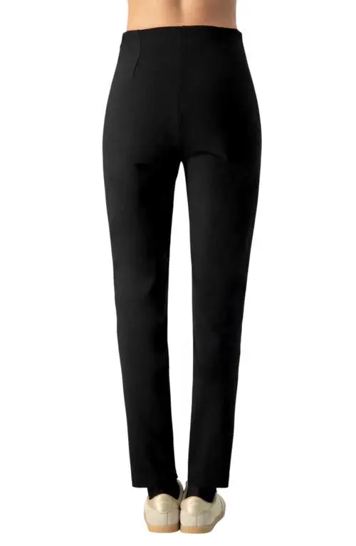 IVONNE Pintuck Slim Stretch Pants