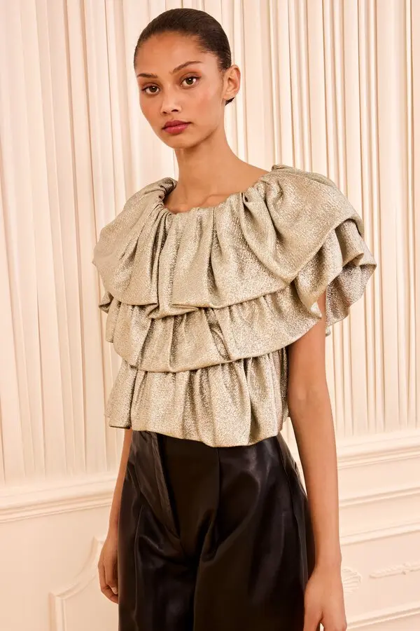 Ulla Johnson Cecile Ruffle Top