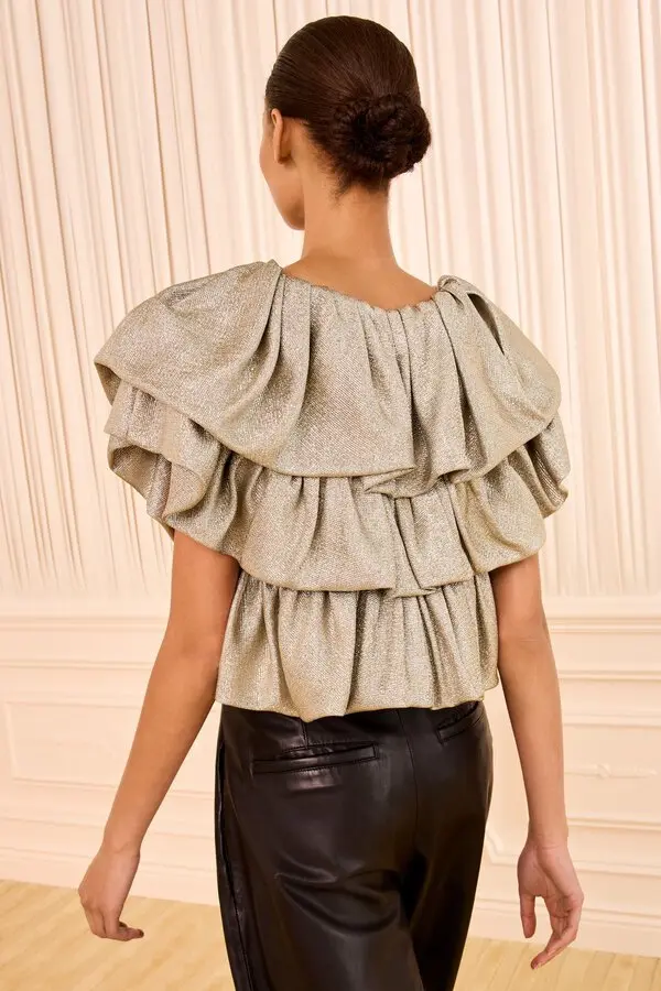 Ulla Johnson Cecile Ruffle Top