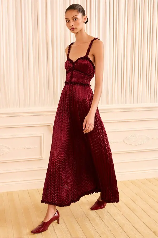 Ulla Johnson Estrella Cami Pleated Dress