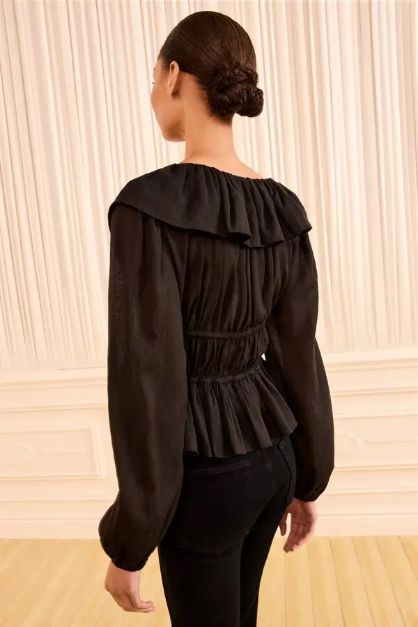 Ulla Johnson Vienne Ruffle Top