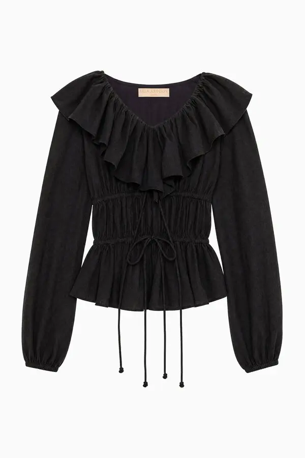 Ulla Johnson Vienne Ruffle Top