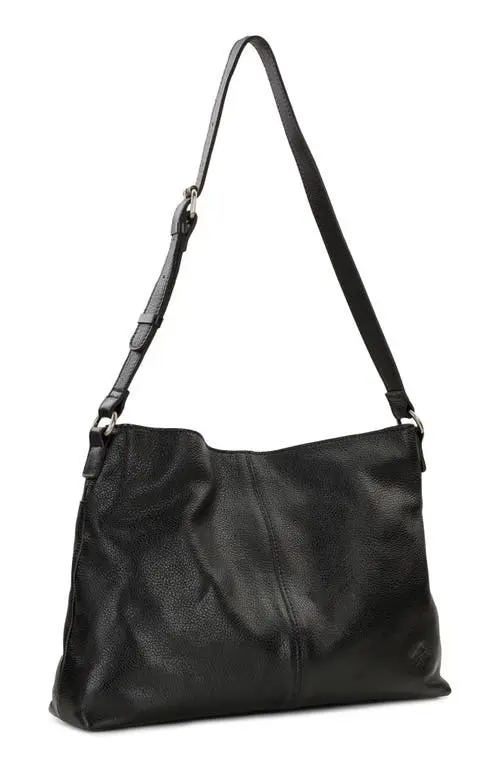PATRICIA NASH Liora Slouchy Leather Hobo - Black