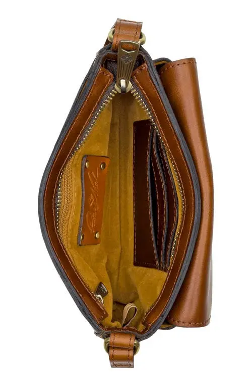 PATRICIA NASH Dovera Leather Crossbody Bag