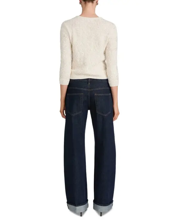FRAME The Cuffed Low Bow Low Rise Jeans