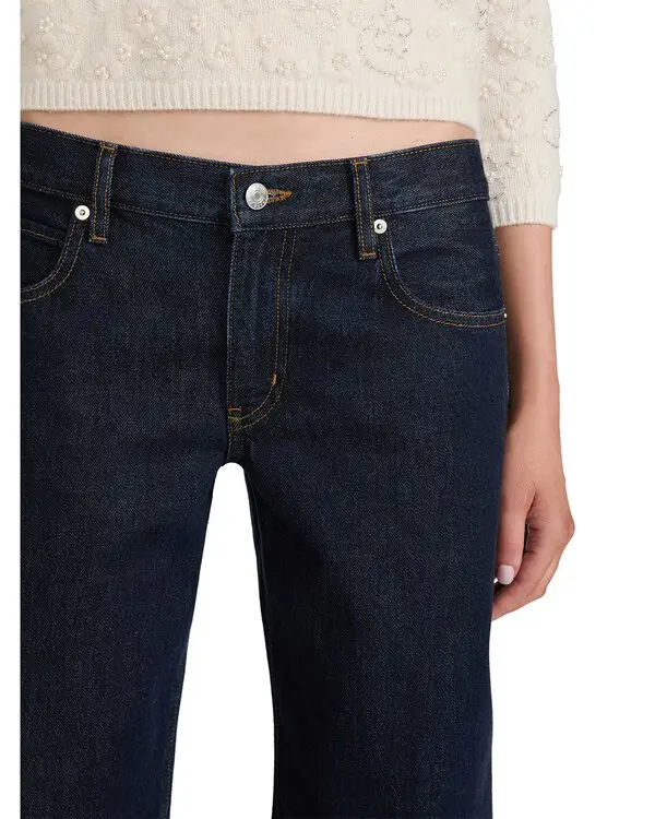 FRAME The Cuffed Low Bow Low Rise Jeans