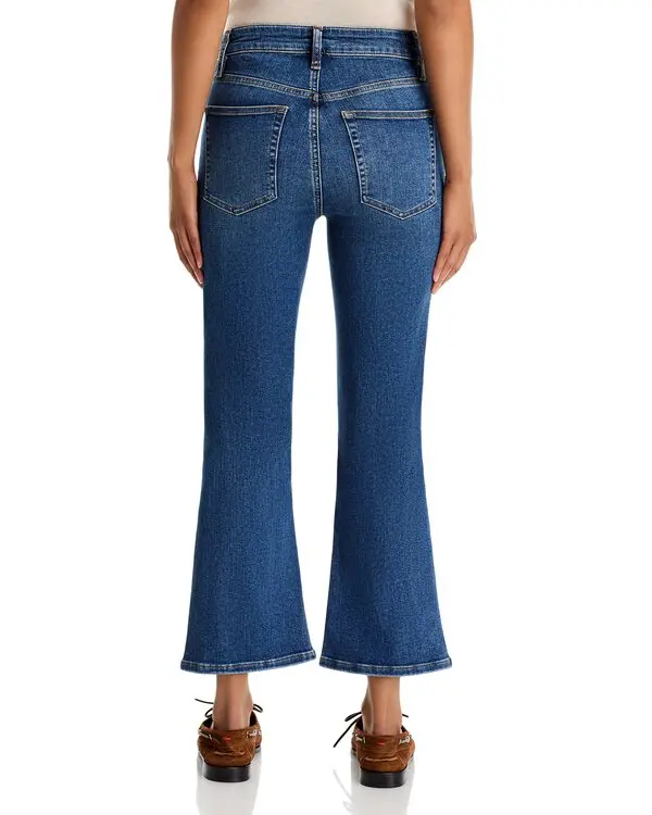 FRAME The Reboot Crop Mid Rise Bootcut Jeans