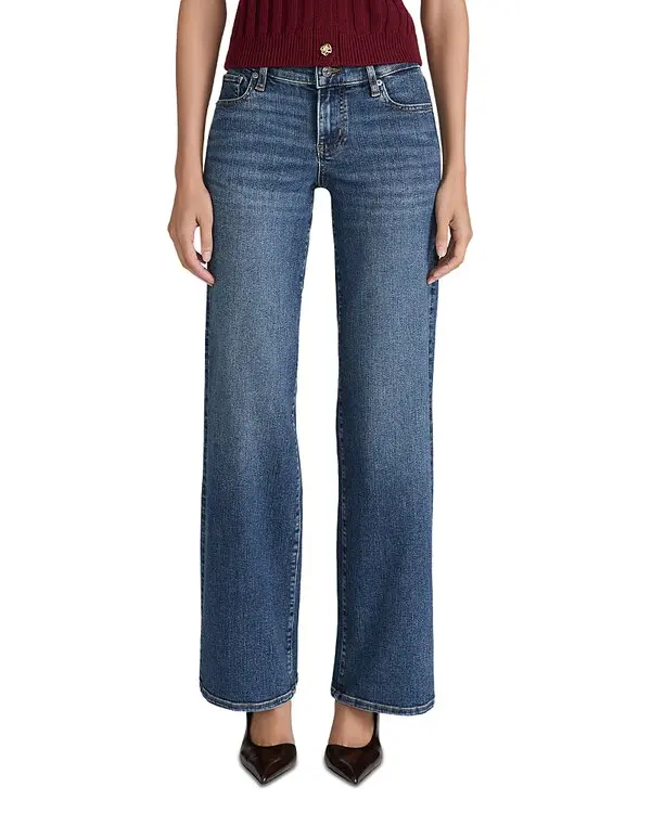 FRAME The Low Rise Slim Palazzo Jeans
