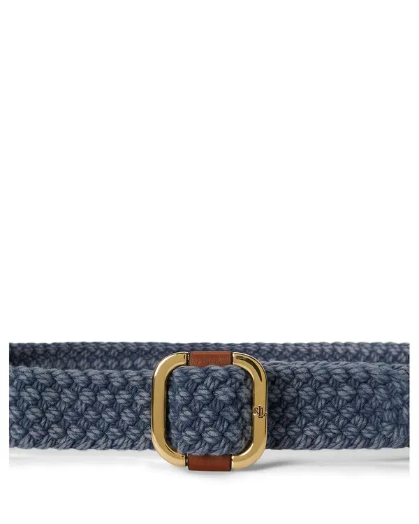 Ralph Lauren Slide Buckle Woven Belt