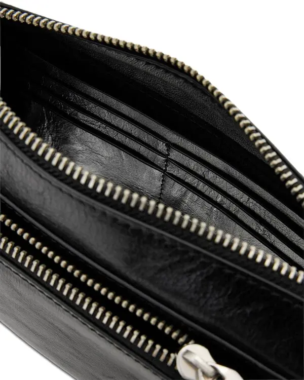 ALLSAINTS Marlo Leather Crossbody Wallet