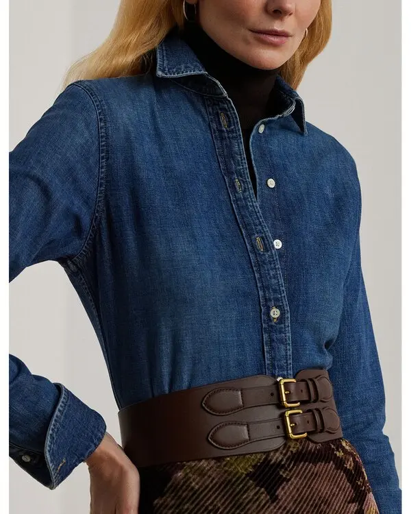 Ralph Lauren Button Front Denim Shirt