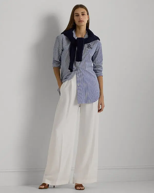 Ralph Lauren Striped Button Front Shirt