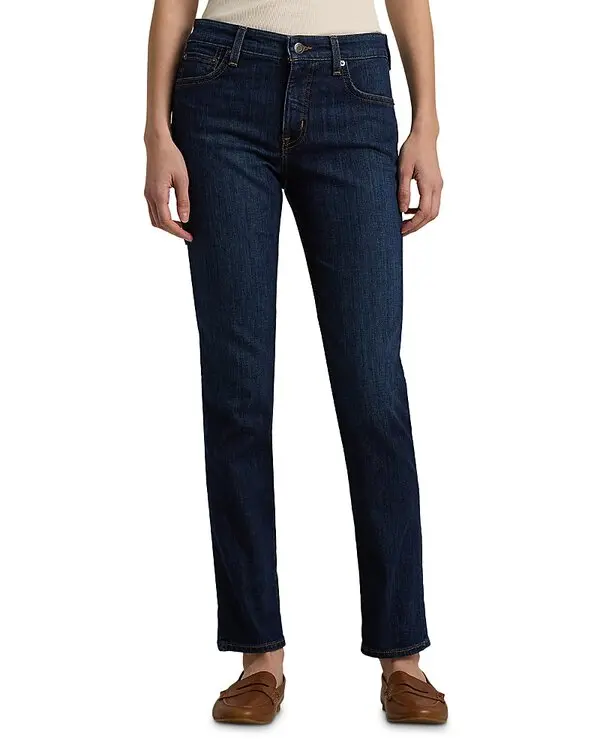 Ralph Lauren Mid Rise Straight Leg Jeans