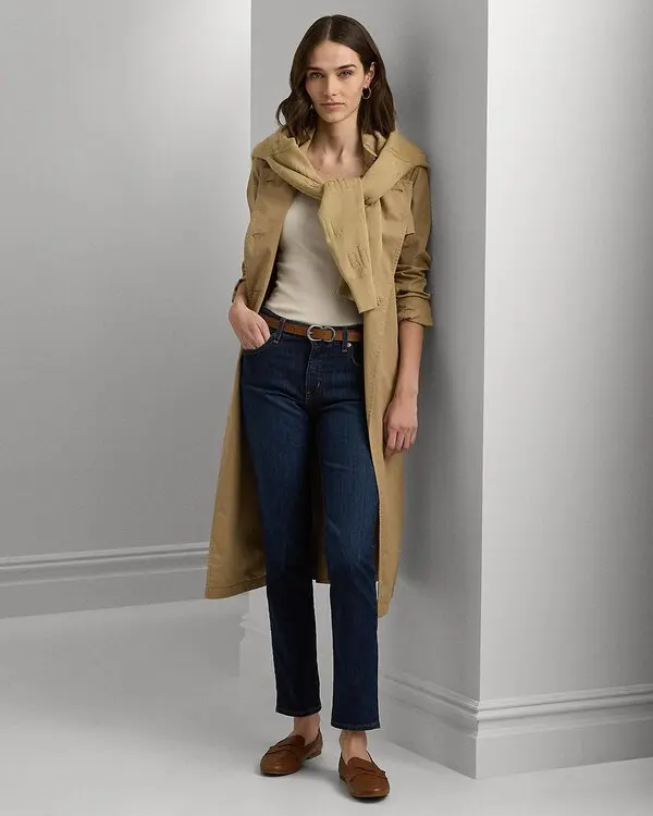Ralph Lauren Mid Rise Straight Leg Jeans