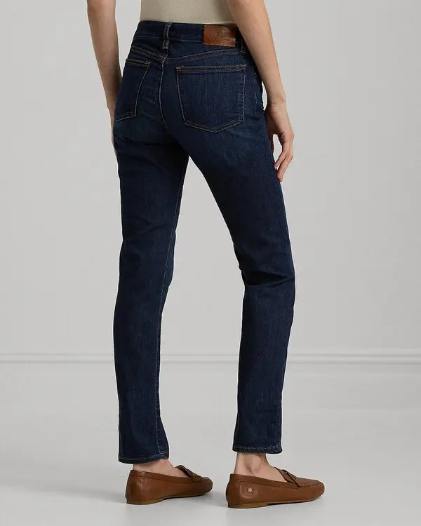 Ralph Lauren Mid Rise Straight Leg Jeans