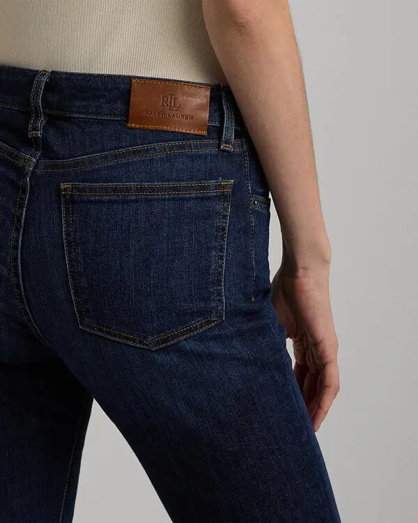 Ralph Lauren Mid Rise Straight Leg Jeans