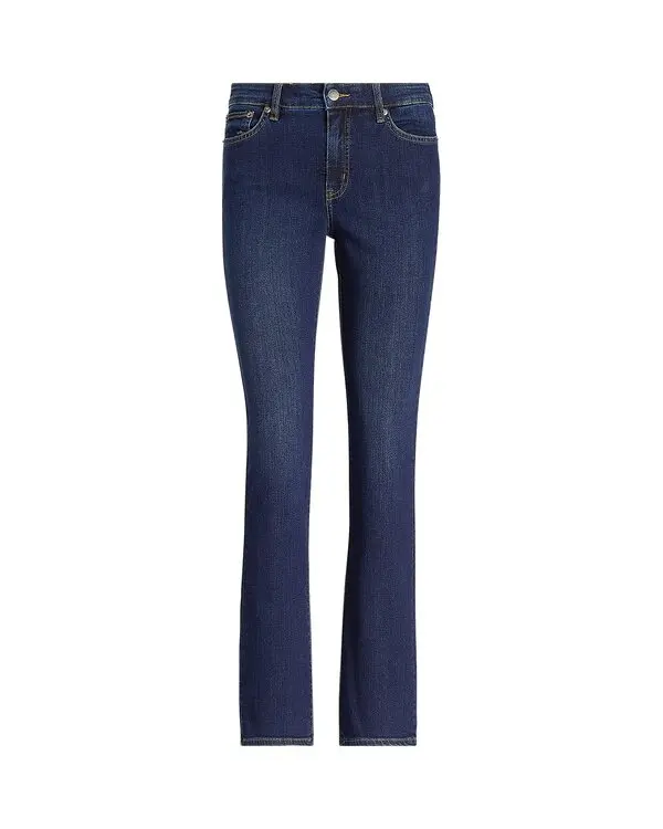 Ralph Lauren Mid Rise Straight Leg Jeans