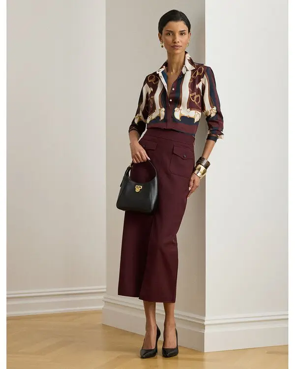 Ralph Lauren Classic Fit Equestrian-print Twill Shirt