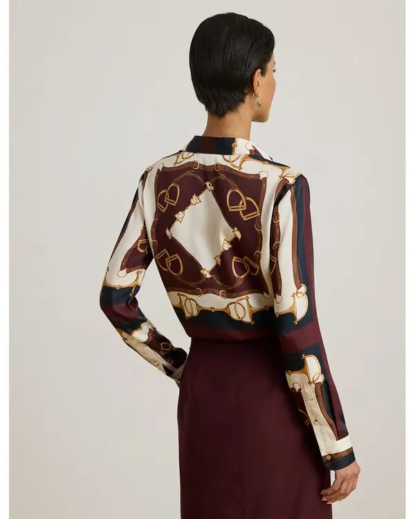 Ralph Lauren Classic Fit Equestrian-print Twill Shirt