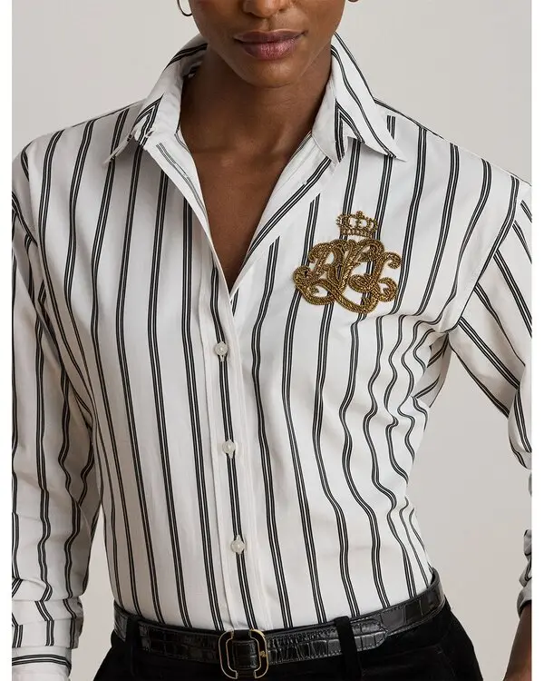 Ralph Lauren Relaxed Fit Striped Cotton Shirt