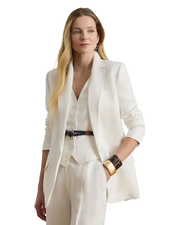 Ralph Lauren Linen Blend Twill Blazer