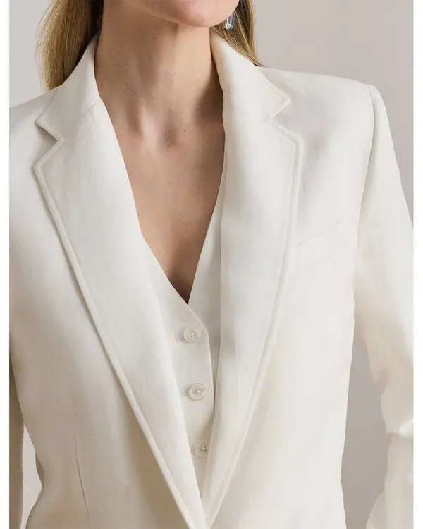 Ralph Lauren Linen Blend Twill Blazer
