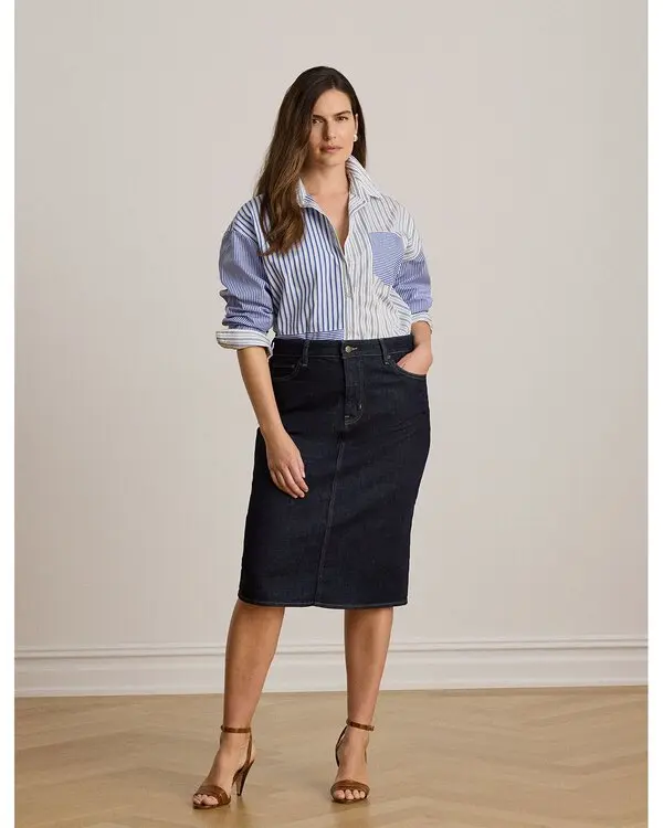 Ralph Lauren Relaxed Fit Striped Broadcloth Shirt