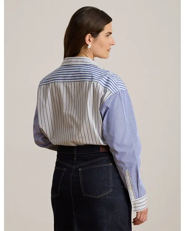 Ralph Lauren Relaxed Fit Striped Broadcloth Shirt