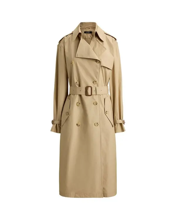 Ralph Lauren Double Breasted Cotton Trench Coat