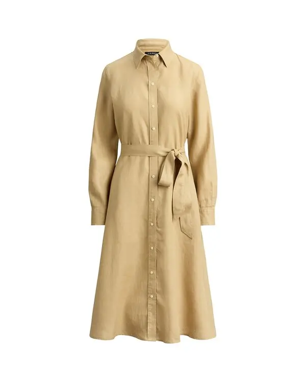 Ralph Lauren Belted Linen Shirtdress