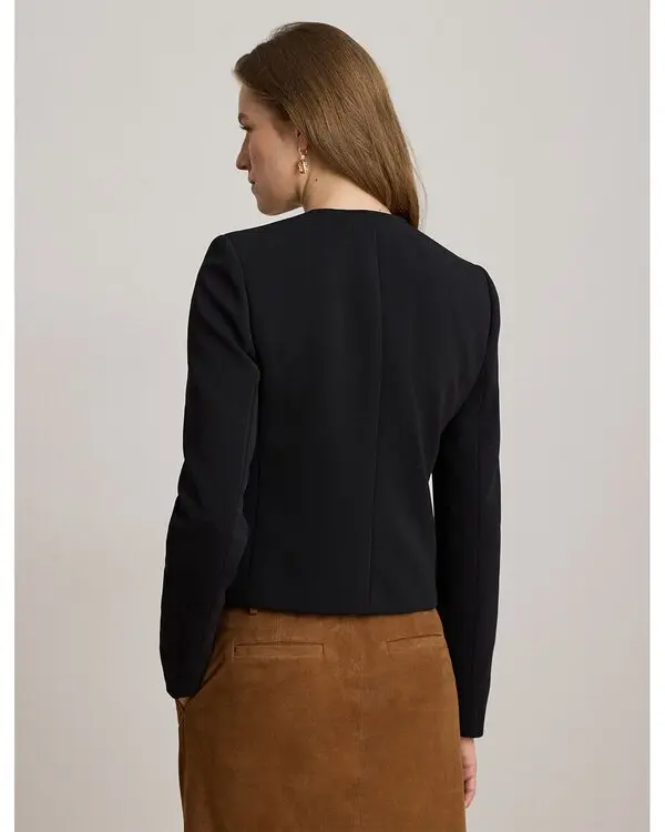 Ralph Lauren Double Breasted Sable Crepe Jacket