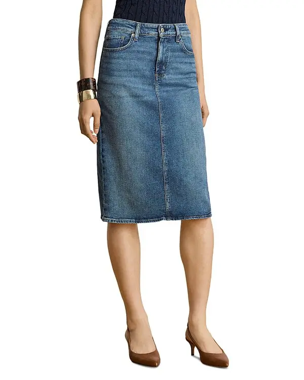 Ralph Lauren Denim Pencil Skirt