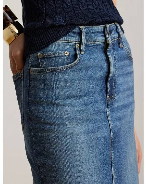 Ralph Lauren Denim Pencil Skirt