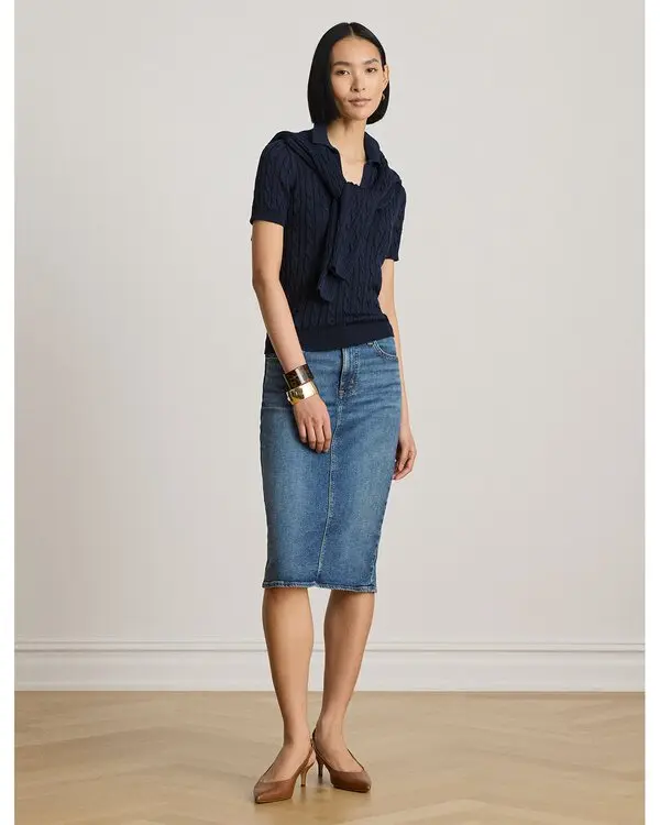 Ralph Lauren Denim Pencil Skirt
