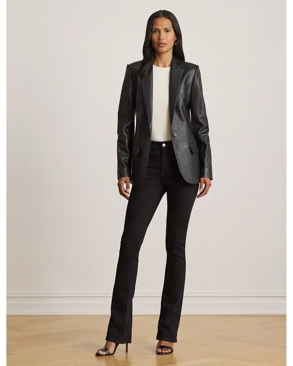 Ralph Lauren Leather Blazer