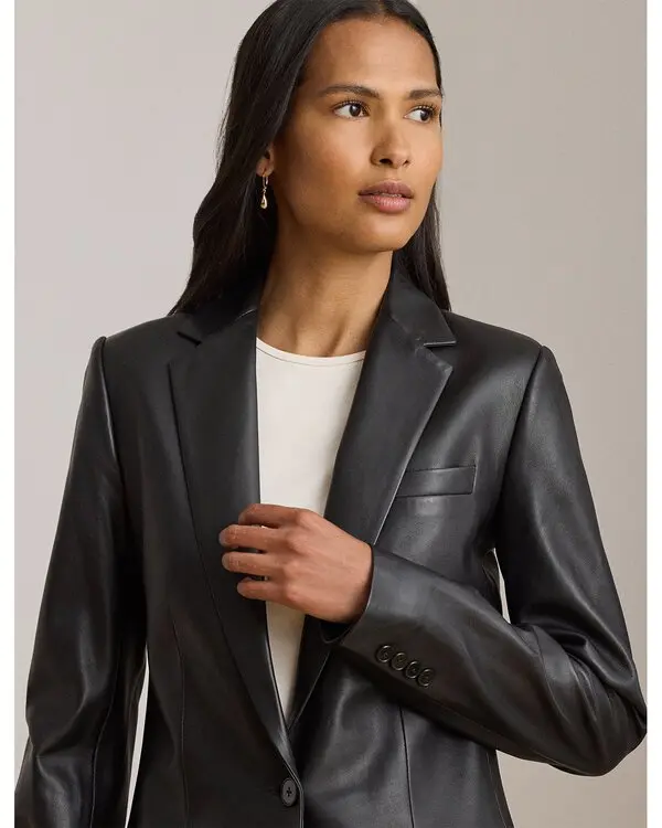 Ralph Lauren Leather Blazer