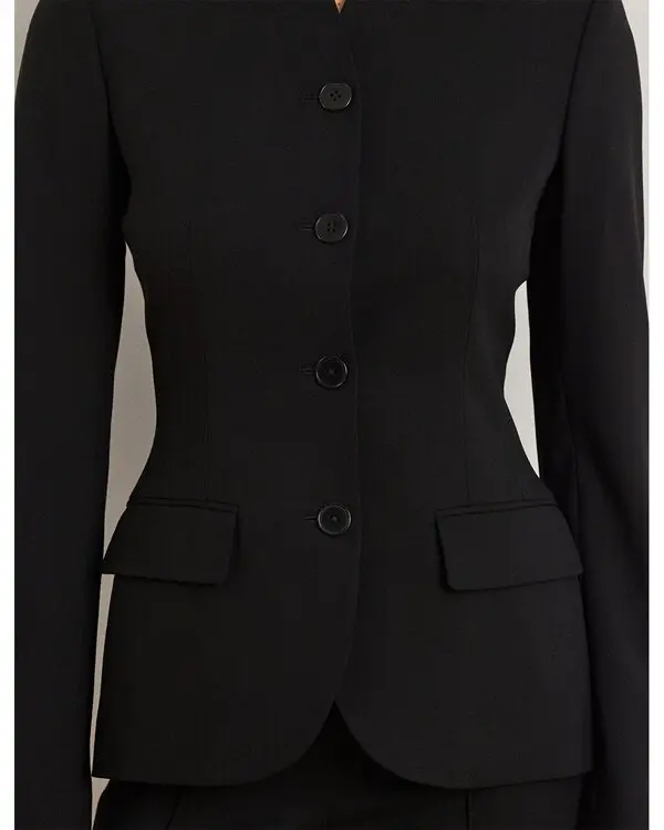 Ralph Lauren Stretch Wool Crepe Jacket