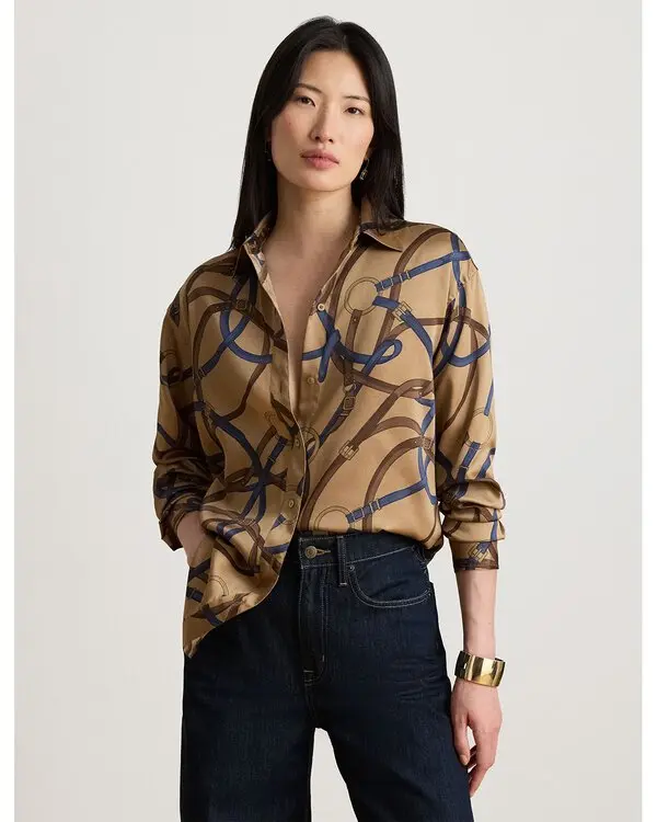 Ralph Lauren Printed Twill Relaxed Shirt