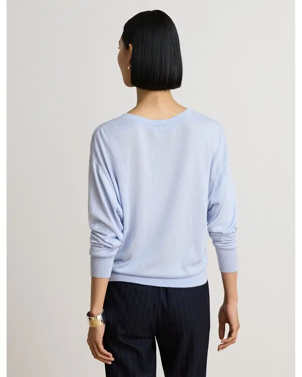 Ralph Lauren Relaxed V Neck Sweater