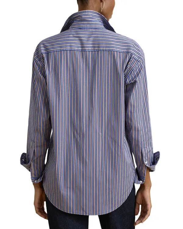 Ralph Lauren Relaxed Fit Striped Broadcloth Shirt