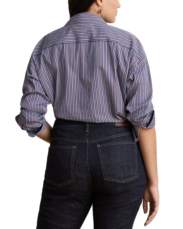 Ralph Lauren Relaxed Fit Striped Broadcloth Shirt