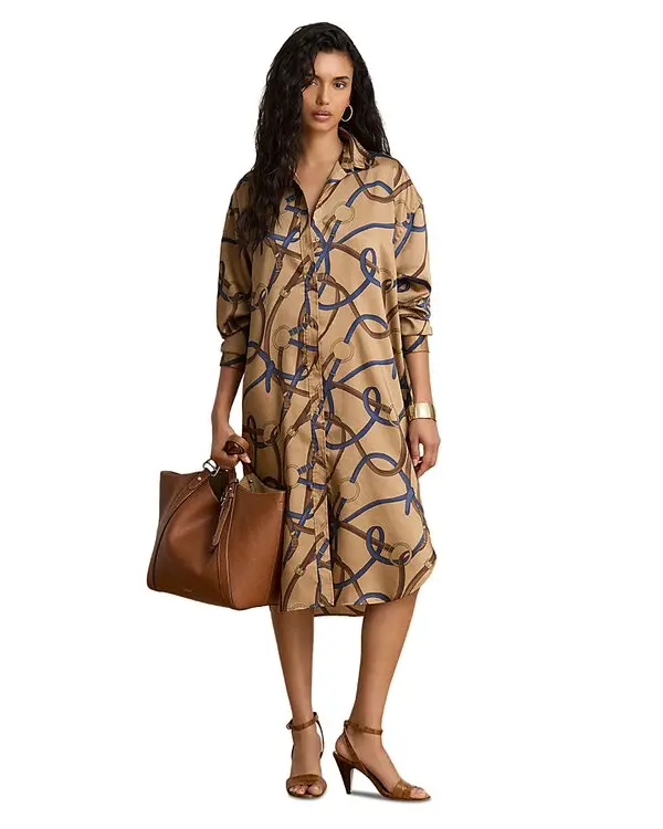 Ralph Lauren Printed Twill Relaxed Shirtdress