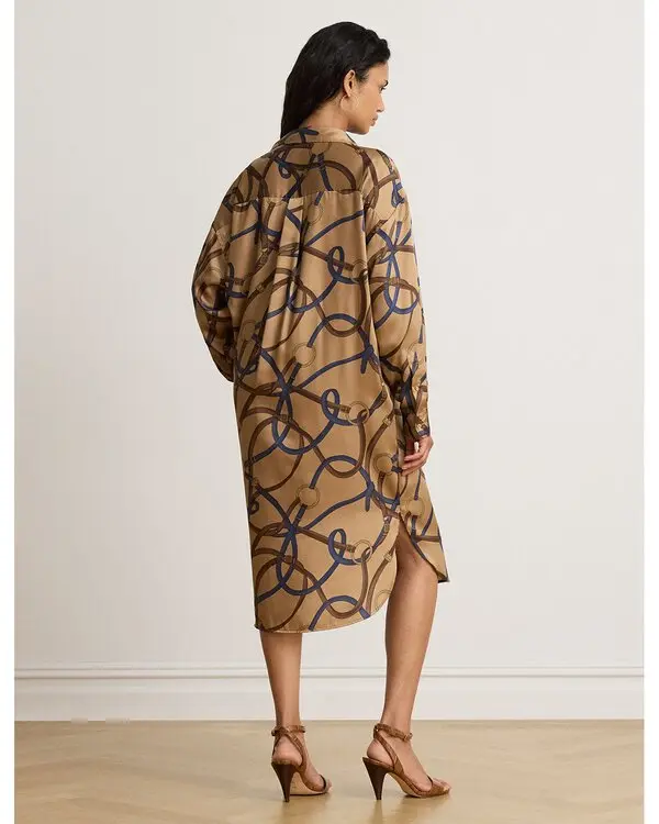 Ralph Lauren Printed Twill Relaxed Shirtdress