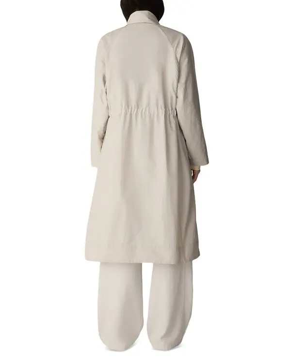 Eileen Fisher High Drape Neck Belted Coat