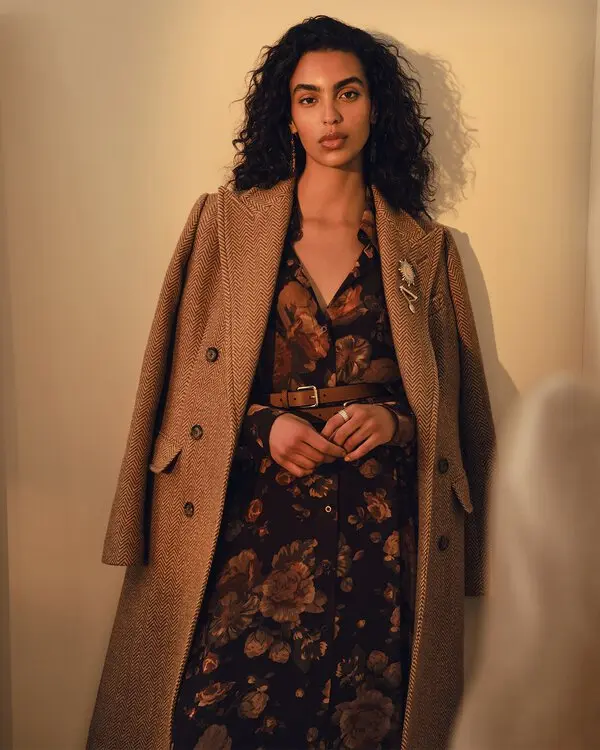 Ralph Lauren Floral Chiffon Shirtdress