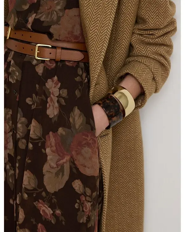 Ralph Lauren Floral Chiffon Shirtdress